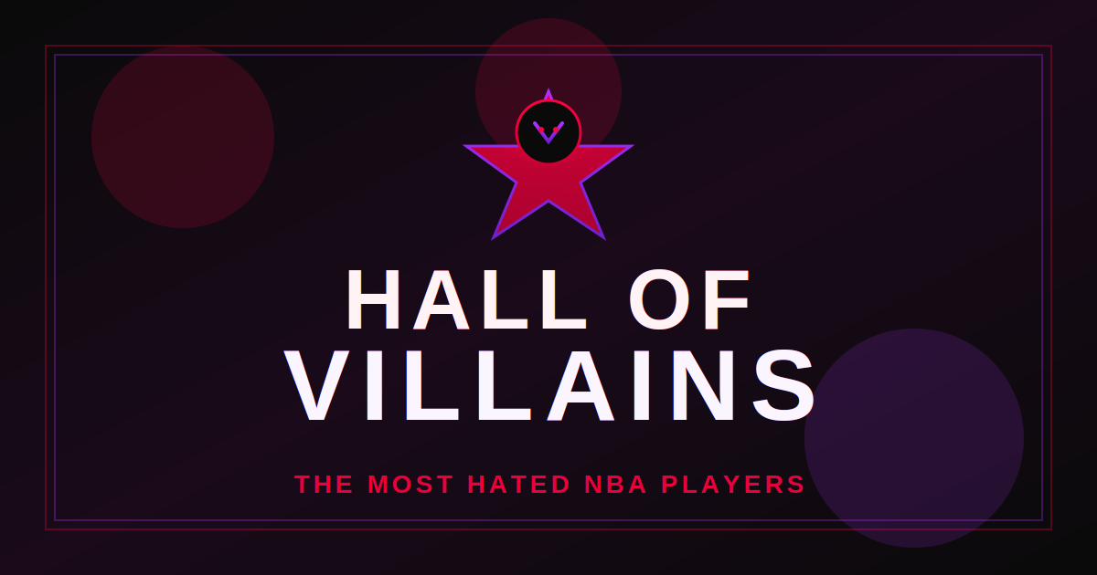 Most Hated NBA Players of All Time - Hall of Villains | The Most Hated ...